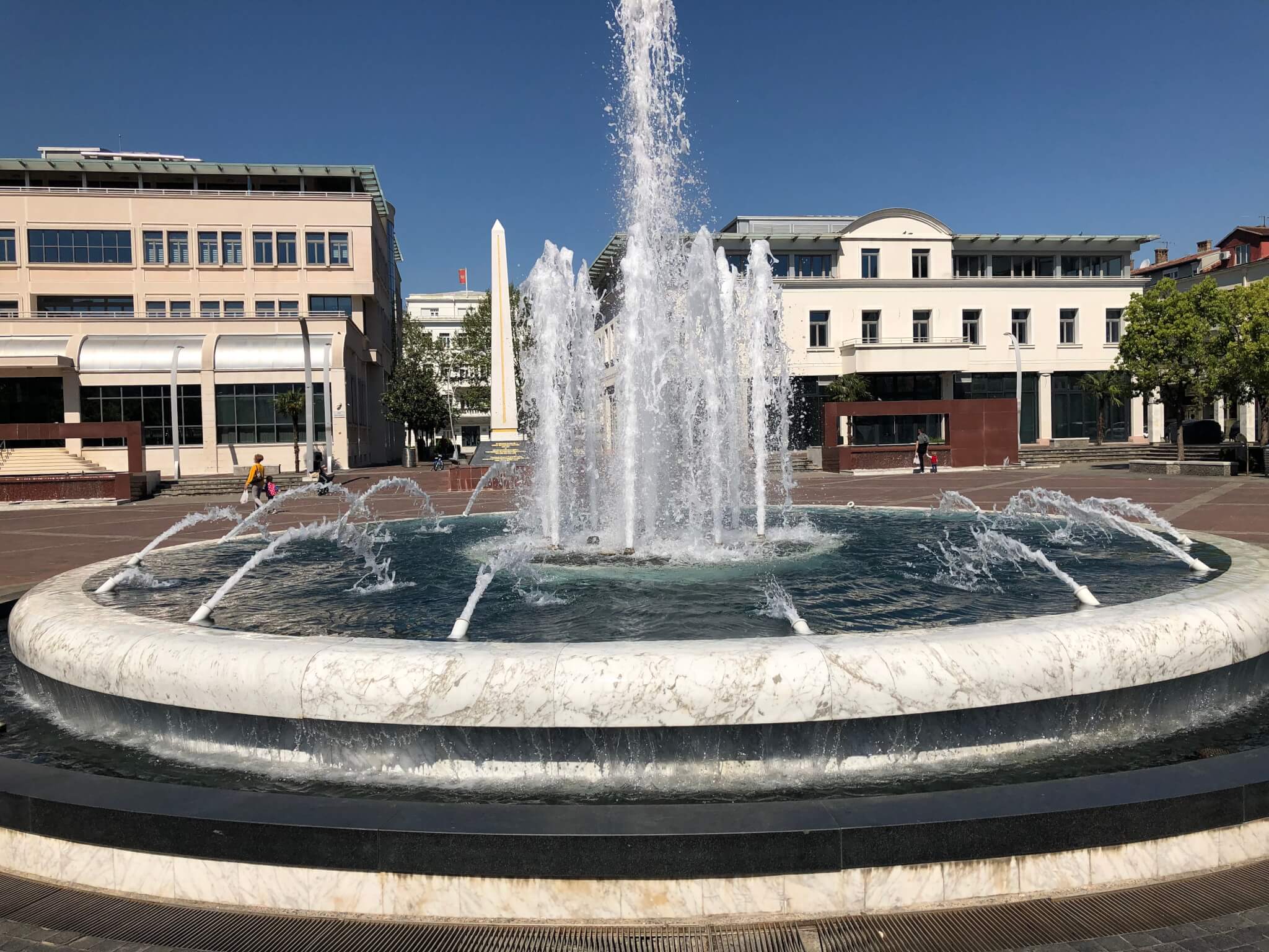 Trg Republike / Central place of Podgorica, Montenegro ⋆ The Passenger