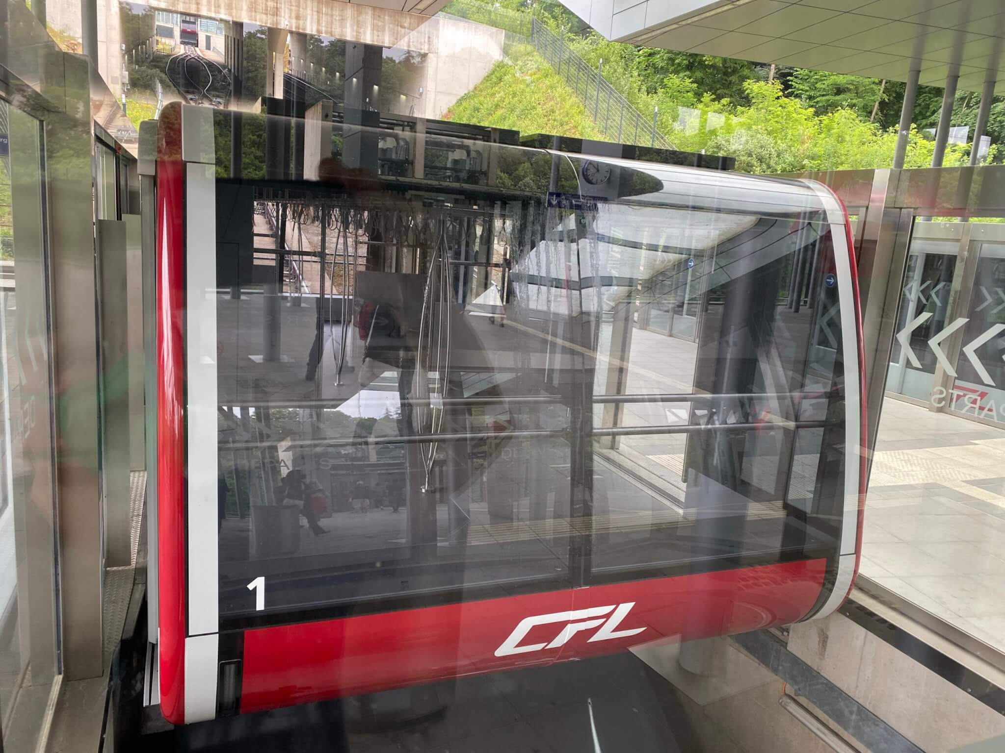 Hidden funicular / Pfaffenthal-Kirchberg funicular, Lëtzebuerg ⋆ The ...